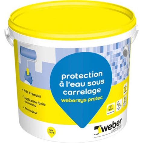 Protection Sous Carrelage Weber Sys Protec 7kg Materiauxnet
