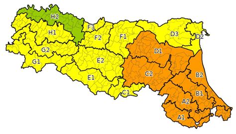 Allerta Meteo Emilia Romagna Piogge Intense Allarme Arancione Per