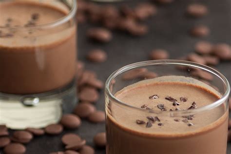 Batido helado de chocolate y café Receta de cocina fácil sencilla y
