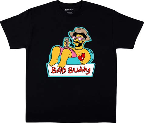 Bad Bunny T Shirt El Conejo Malo Simpson Un Verano Sin Ti Tee Walmart