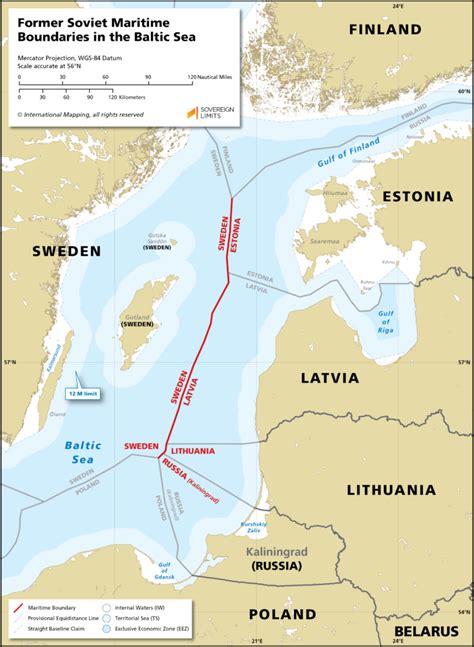 Post Soviet Maritime Boundary Delimitation In The Baltic Sea