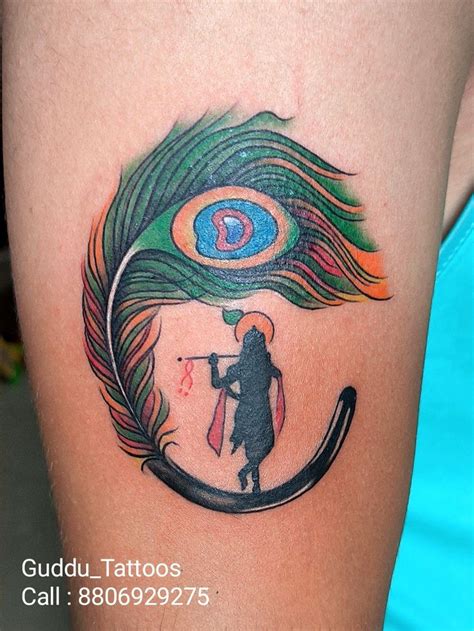 Shree Krishna Tattoo In 2023 Krishna Tattoo Shree Krishna Tattoos