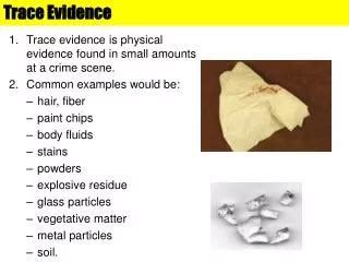Ppt What Is Trace Evidence Forensic Science Powerpoint Presentation