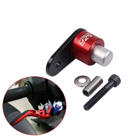 Universal Motorcycle Parking Brake Switch CNC Aluminum Lever Lock For