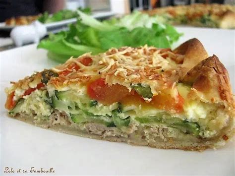 Tarte au thon tomates courgettes à la Provençale Lolo et sa Tambouille