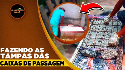 VEJA COMO FIZ AS TAMPAS DAS MINHAS CAIXAS DE PASSAGEM Tampas De
