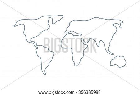 World Map Hand Drawn Vector Photo Free Trial Bigstock