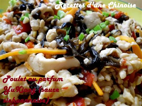 Recettes D Une Chinoise Poulet Au Parfum YuXiang Sauce Sichuanaise