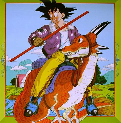 80s 90s Dragon Ball Art Jinzuhikari Songokuh From DRAGON BALL Z