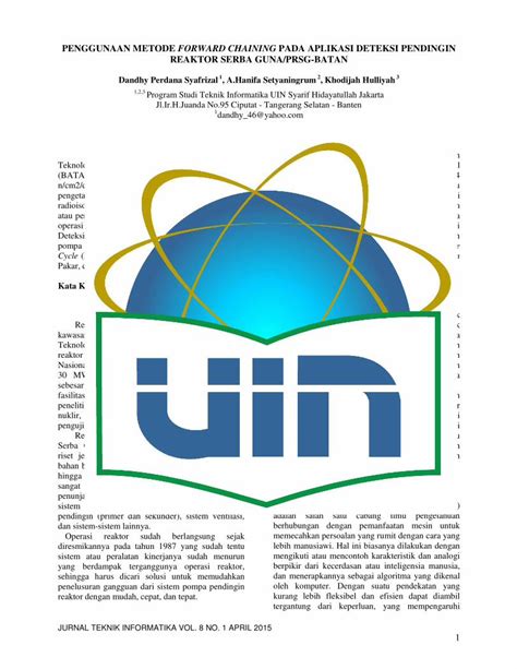 pdf penggunaan metode forward chaining pada …repository uinjkt ac id dspace bitstream