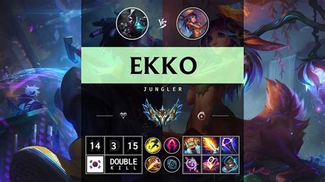 Ekko Jungle Vs Lillia KR Challenger Patch 14 12 YouTube