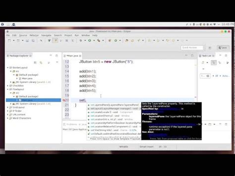 46 JAVA Swing GUI Flow Layout Java Swing Grid Layouts Flow Learning