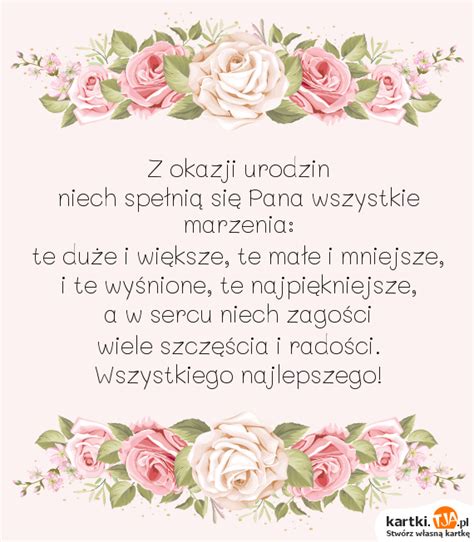 Niech Spe Ni Si Pana Wszystkie Marzenia Darmowe Kartki