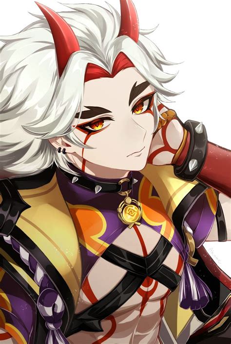 Arataki Itto Genshin Impact Image By Pixiv Id