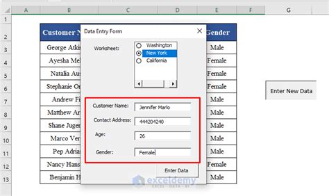 how to create data entry form in excel vba with easy steps