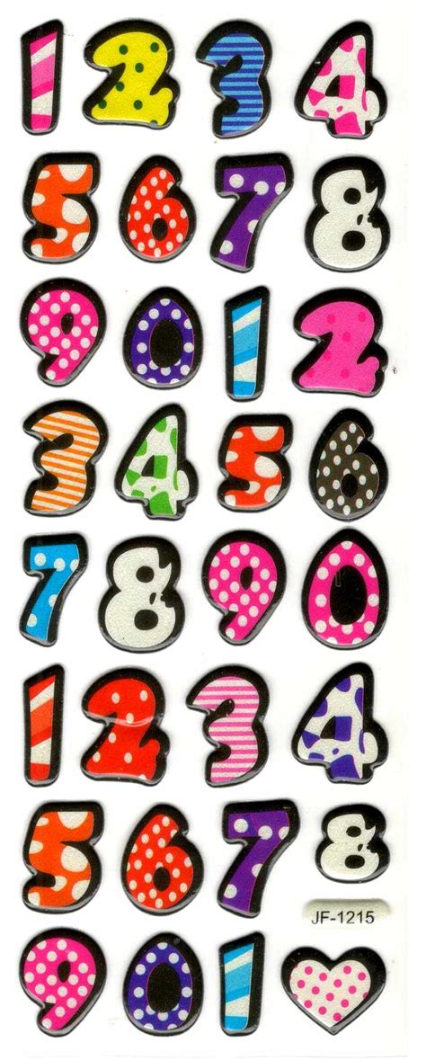 Gommettes Autocollantes Alphabet Et Chiffres