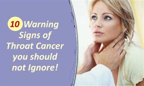 Early Signs And Symptoms Of Throat Cancer Should Never Ignore