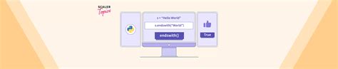 Endswith Python Endswith Function In Python Scaler Topics