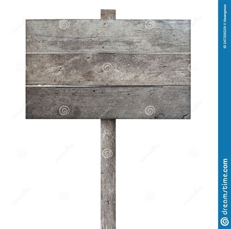Sinal De Madeira Antigo Isolado Em Fundo Branco Imagem De Stock
