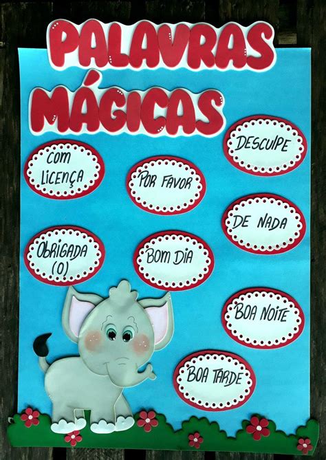 Palavras Magicas Educação Infantil Para Imprimir EDUKITA