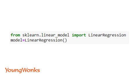 getting started with sklearn linear regression