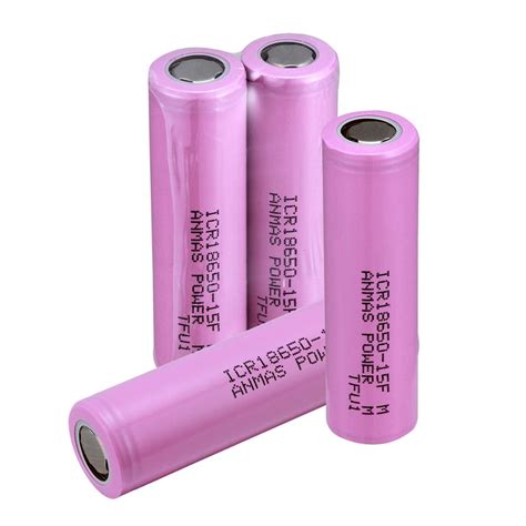 Baterías recargables de 1500mAh 3 7 V baterías 18650 batería plana ICR
