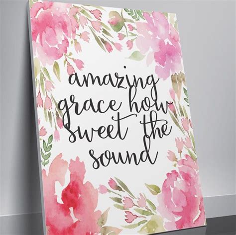Bible Verse Print Printable Watercolor Wall By TwoBrushesDesigns