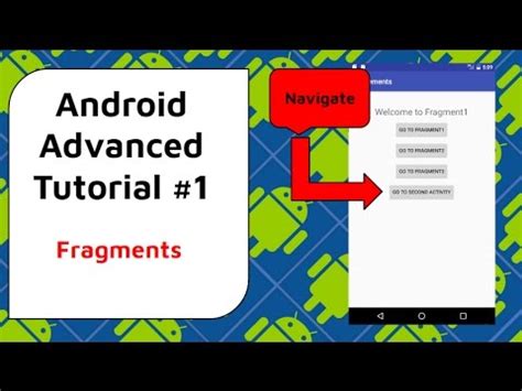How To Use Fragments In Android Android Advanced Tutorial Youtube