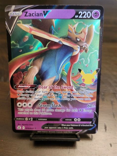 Mavin Zacian V Zamazenta V Pokemon TCG Celebrations Ultra Rare Holo