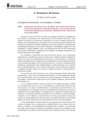 Completable En línea benarabi Resoluci n de 28 de marzo de 2014 de la