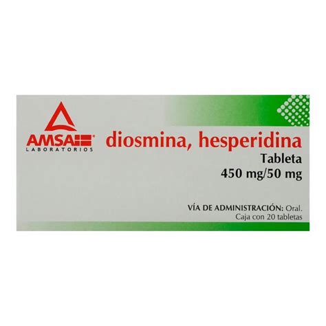 Diosmina Hesperidina 450 Mg 50 Mg Desde 130 00