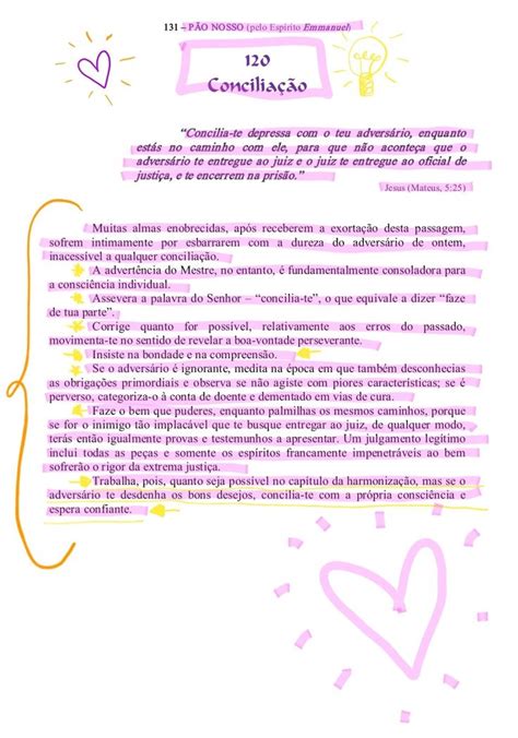 Coleção Fonte Viva Livro Pão Nosso psicografia de Chico Xavier pelo