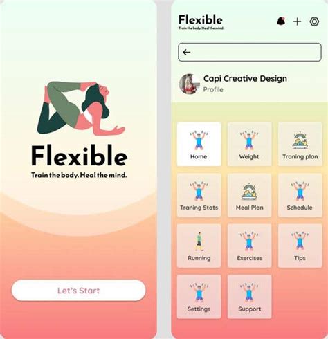 Entry 72 By Virenderthakur5 For Build Fitness App UI Screens Using