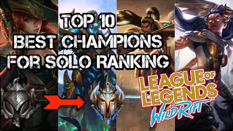 Top 10 Best Champions In League Of Legends Wildrift For Solo Ranking