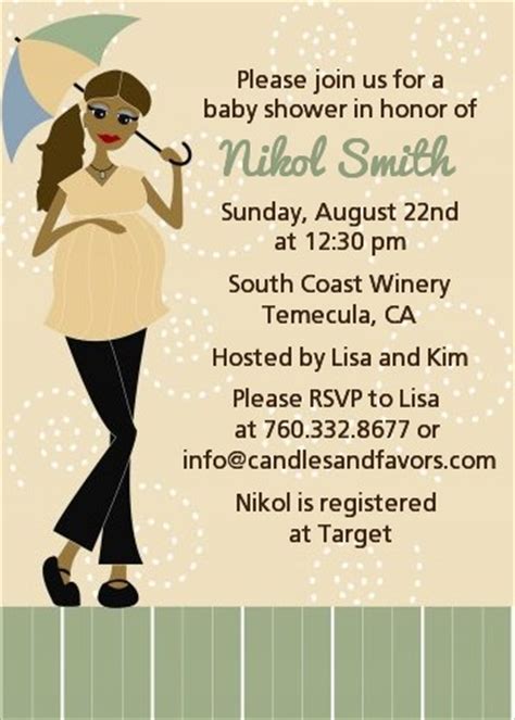 Review Of Mod Mom African American Baby Shower Invitations