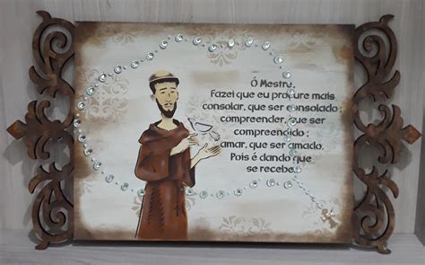 Quadro São Francisco de Assis Elo7 Produtos Especiais