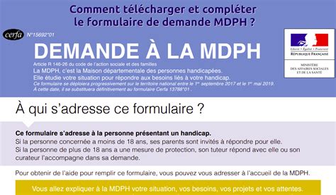 Demande De Mdph Formulaire Image To U
