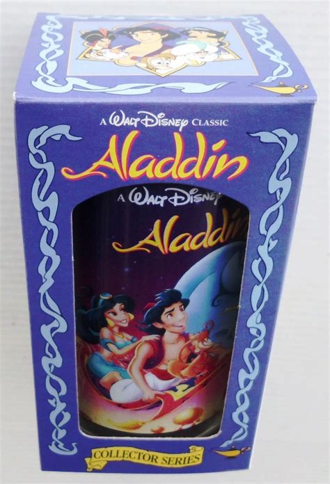 Walt Disney Classic Collection Series Aladdin Glass Box Set Series