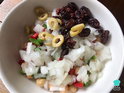 Ensalada de garbanzos marroquí Receta ORIGINAL