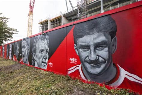 Liverpool Unveil New Anfield Road Mural Paying Tribute To 14 Forwards