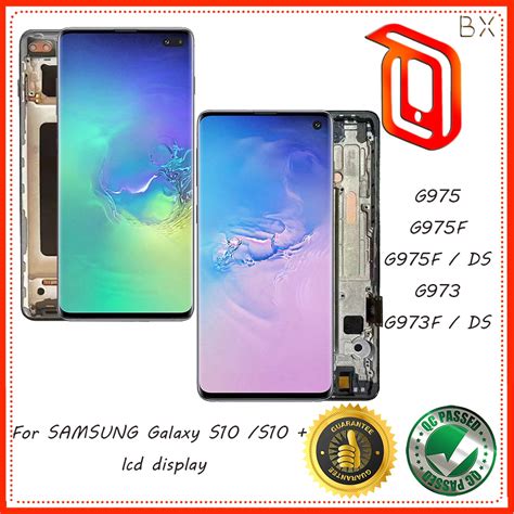 Frontal Tela Touch Display For SAMSUNG Galaxy S10 S10 G975F DS G973