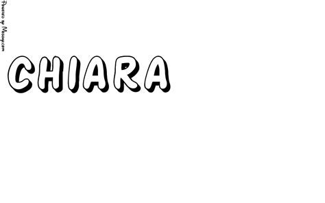 Disegno Per Bambini Chiara 20631 Da Stampare E Colorare