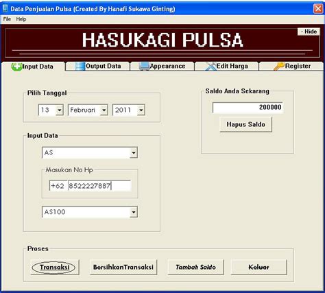 Contoh Aplikasi Visual Basic Terbaru