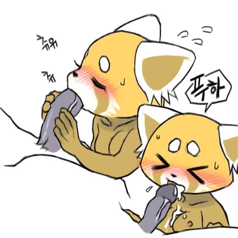 Rule 34 11 Aggressive Retsuko Ailurid Anthro Big Pepper Blush Bodily Fluids Breasts Closed