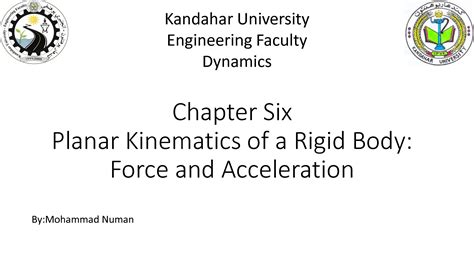 SOLUTION Planar Kinematics Of A Rigid Body Force And Acceleration 6