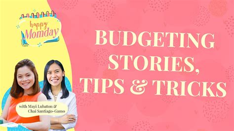 Mommy Budgeting Stories Tips Tricks Youtube