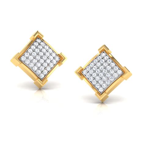 Square Shaped Diamond Earrings Atelier Yuwa Ciao Jp