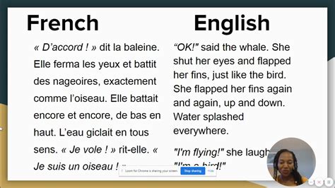 Learn French With Stories Beginner Leaner L Oiseau Et La Baleine