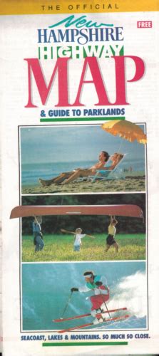 New Hampshire Highway Map Guide To Parklands Nh Seacoast White