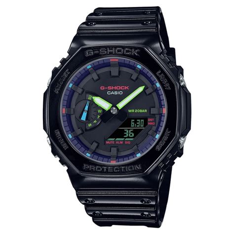 G SHOCKVirtual RainbowGamer s RGBシリーズ GA 2100RGB 1AJF クオーツ